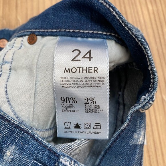 MOTHER | Jeans | Mother The Slasher Jeans Womens 24 Split Hem Hillbilly ...
